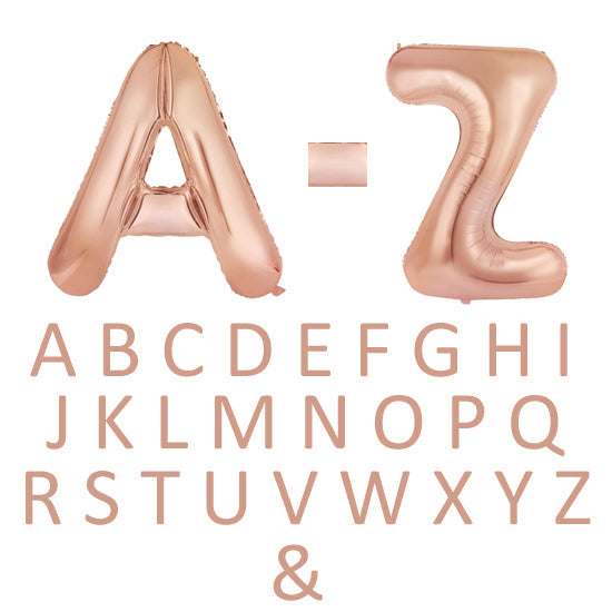 Letter Balloons | Large Alphabet Foil Balloons – Balloon Superstore
