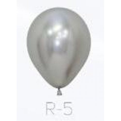 12cm (5 Inch) Reflex Silver Latex Balloons – Balloon Superstore