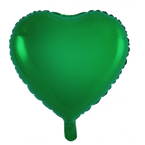 18 Inch Green Heart Foil Balloon – Balloon Superstore